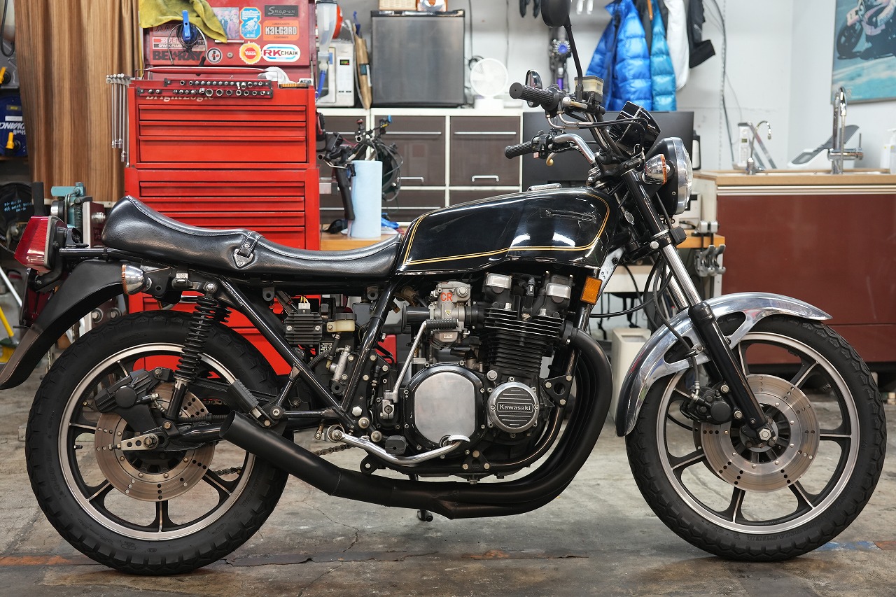 Z1000MK2 長期冬眠から動かしフルノーマルに戻す？ソフトレストア ブレーキキャリパー・マスターOH | decoboco