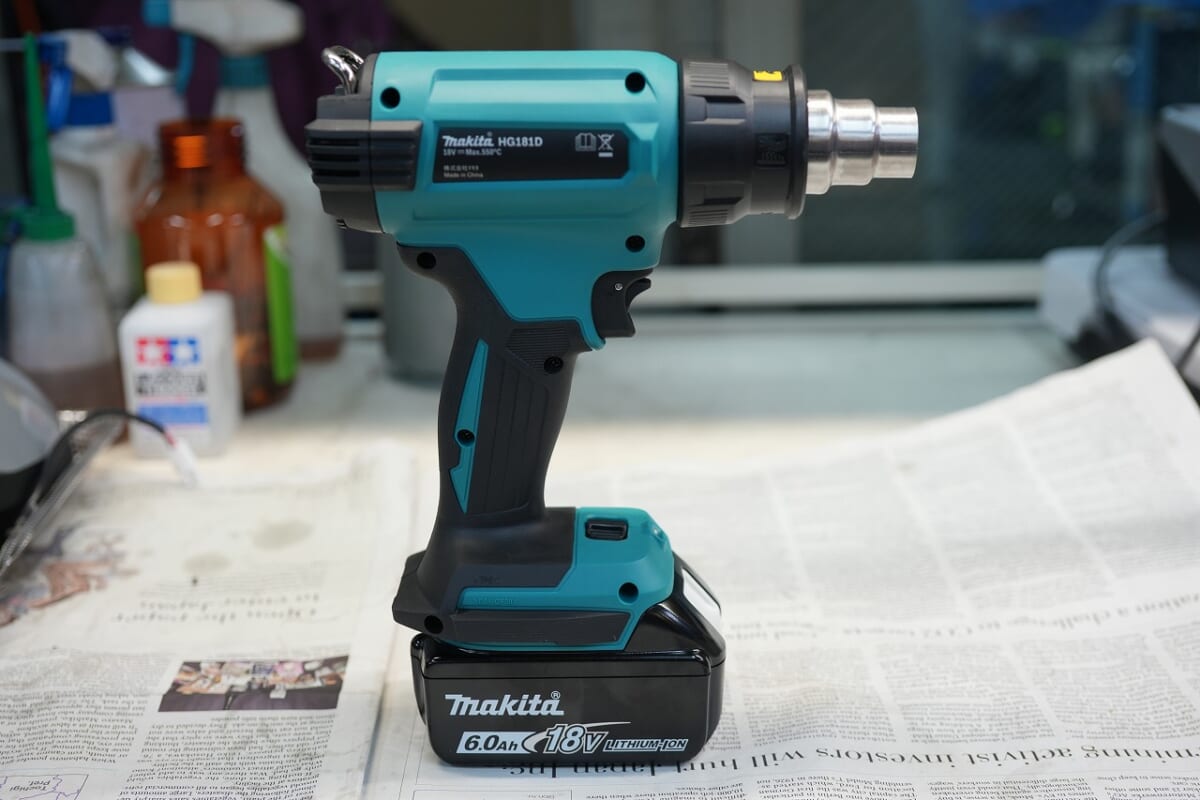 【使ってみた】まさかの？神アイテム？マキタ 18V 充電式ヒートガン HG181DZK【Thoughts】バイク。 | decoboco