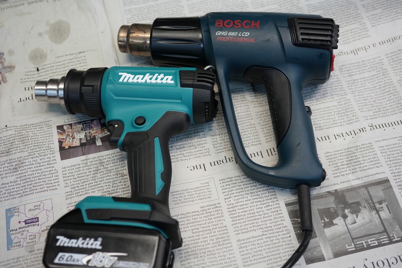 【使ってみた】まさかの？神アイテム？マキタ 18V 充電式ヒートガン HG181DZK【Thoughts】バイク。 | decoboco