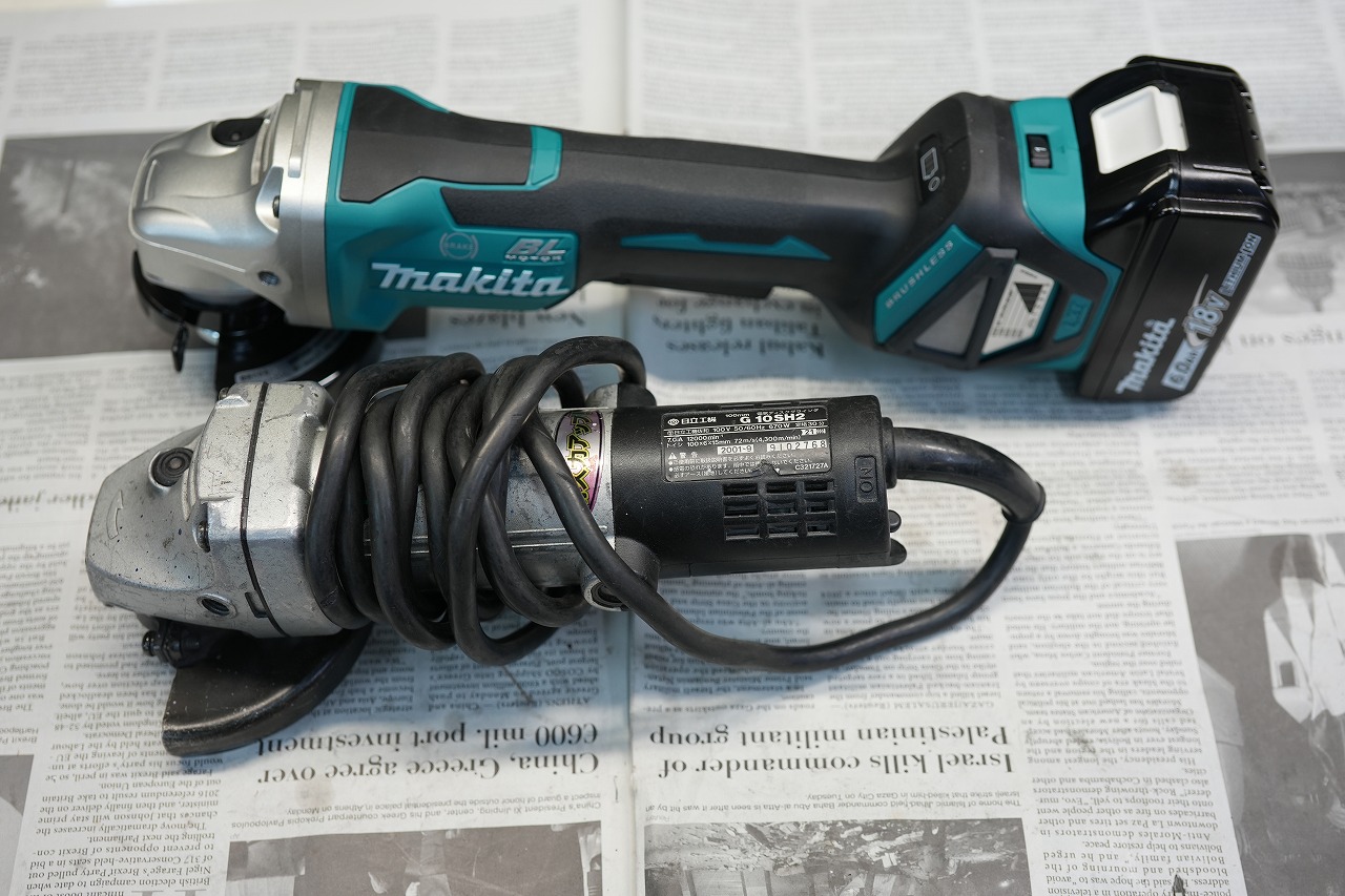 【コードレス化】マキタ ディスクグラインダーGA418D 長い・重い( ；∀；)【Thoughts】バイク。 | decoboco