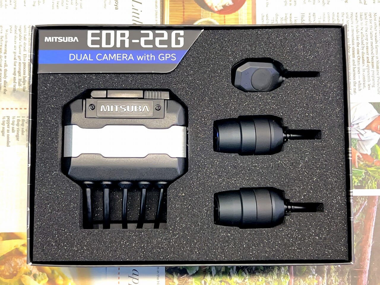 「カードサイズ！超小型」MITSUBA(ミツバサンコーワ) バイク専用ドライブレコーダー EDR-22G | decoboco