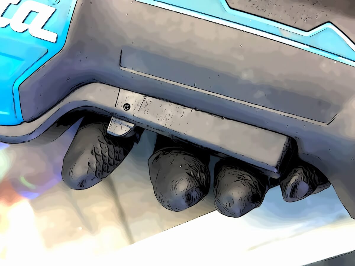 もっと知ってほしい「超便利」電動グラインダー パドルスイッチ&ブレーキと回転調整 「繊細な操作が可能」GA418DZ | decoboco