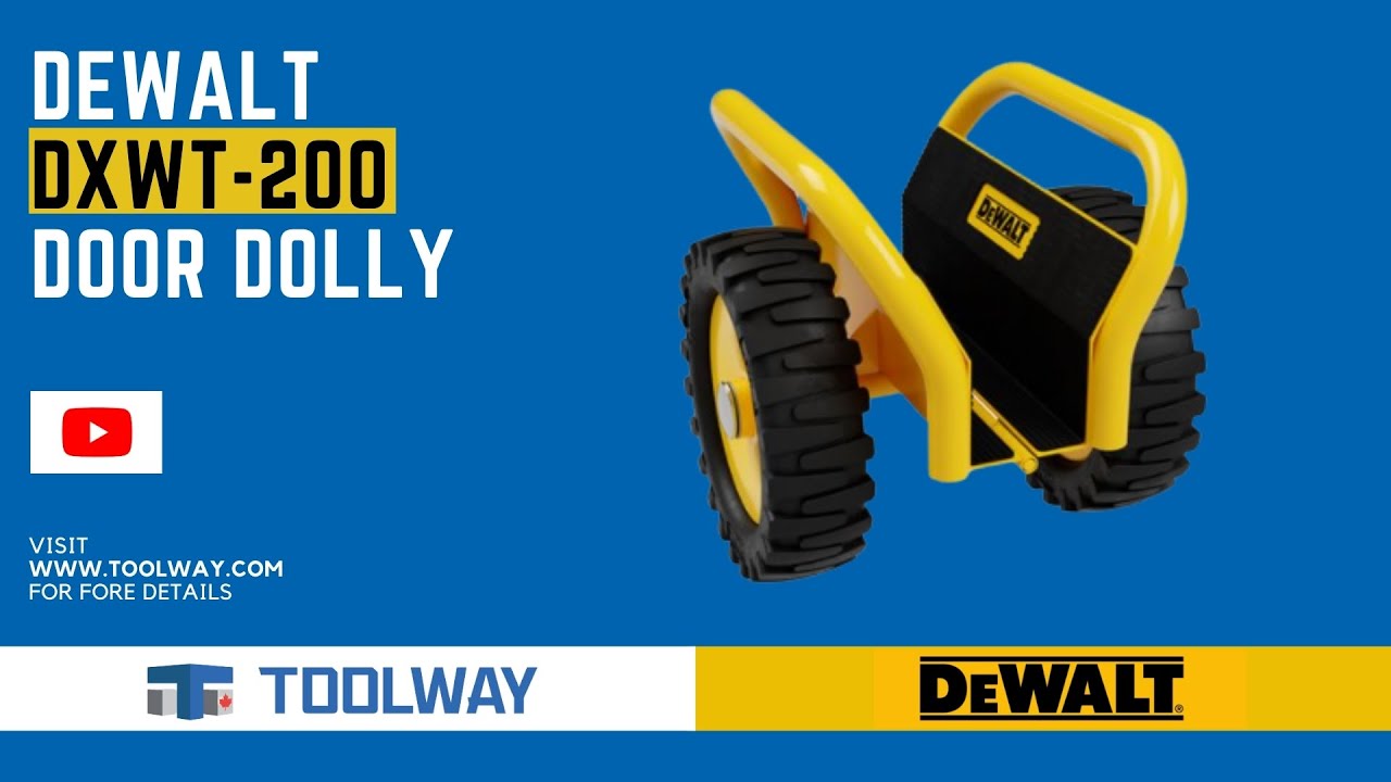 「鬼キャン」で運ぶドーリーが斬新！DEWALT DXWT-PS201 Door and Panel Dolly XL | decoboco