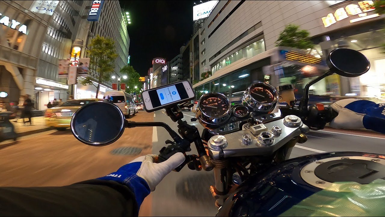 Suzuki Inazuma 400 test drive Shibuya | decoboco