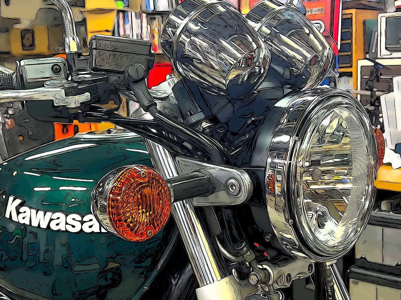 「前編】ZEPHYR550/400 ゼファー550/400 IPF マルチリフレクター化 「オーバル形状 ガラスレンズ」が素敵(´ー`) | decoboco