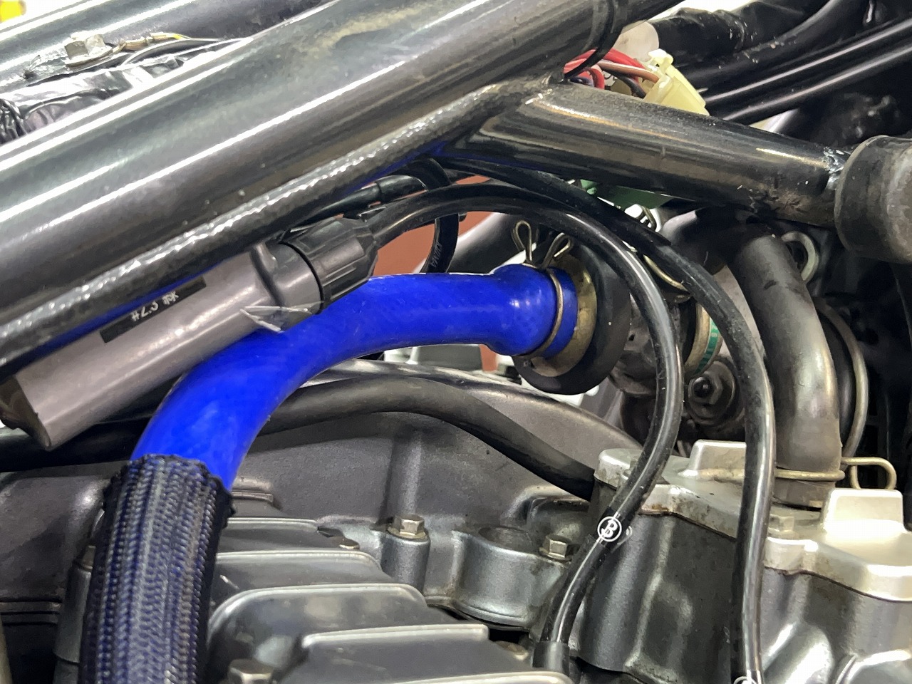 「後編」ZEPHYR550/400 ゼファー550/400クランクケース内「強制減圧」二次エアポンプを再利用できて良い♪効果！ | decoboco