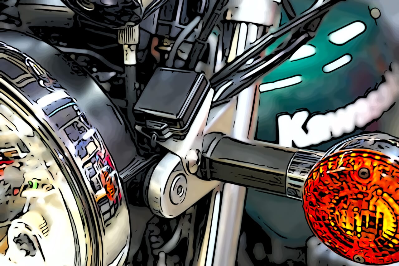 ZEPHYR400/550 ゼファー550/400 ミツバサンコーワETC D-UNIT(WR)取付（続き） | decoboco