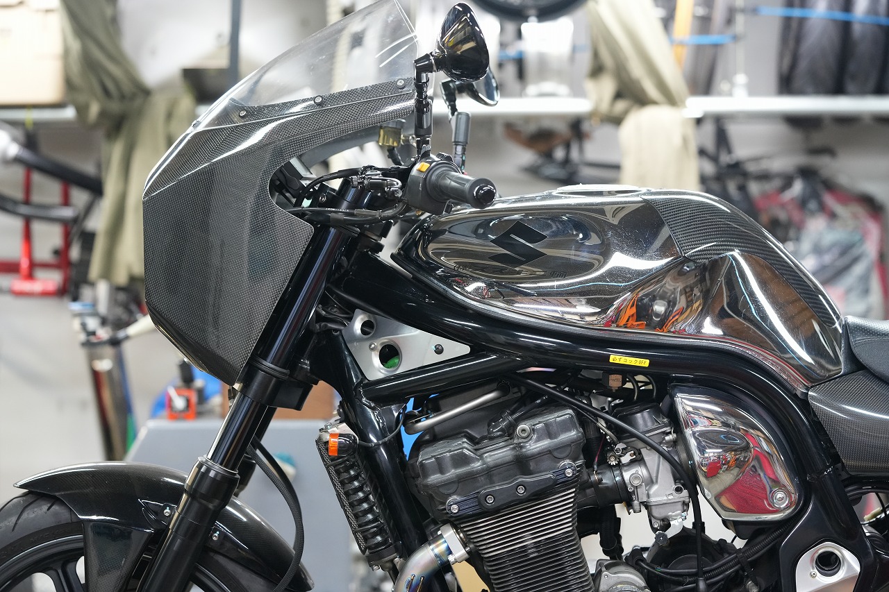 元祖！油冷1200 GSF1200 車検 タイヤ オイル交換など | decoboco
