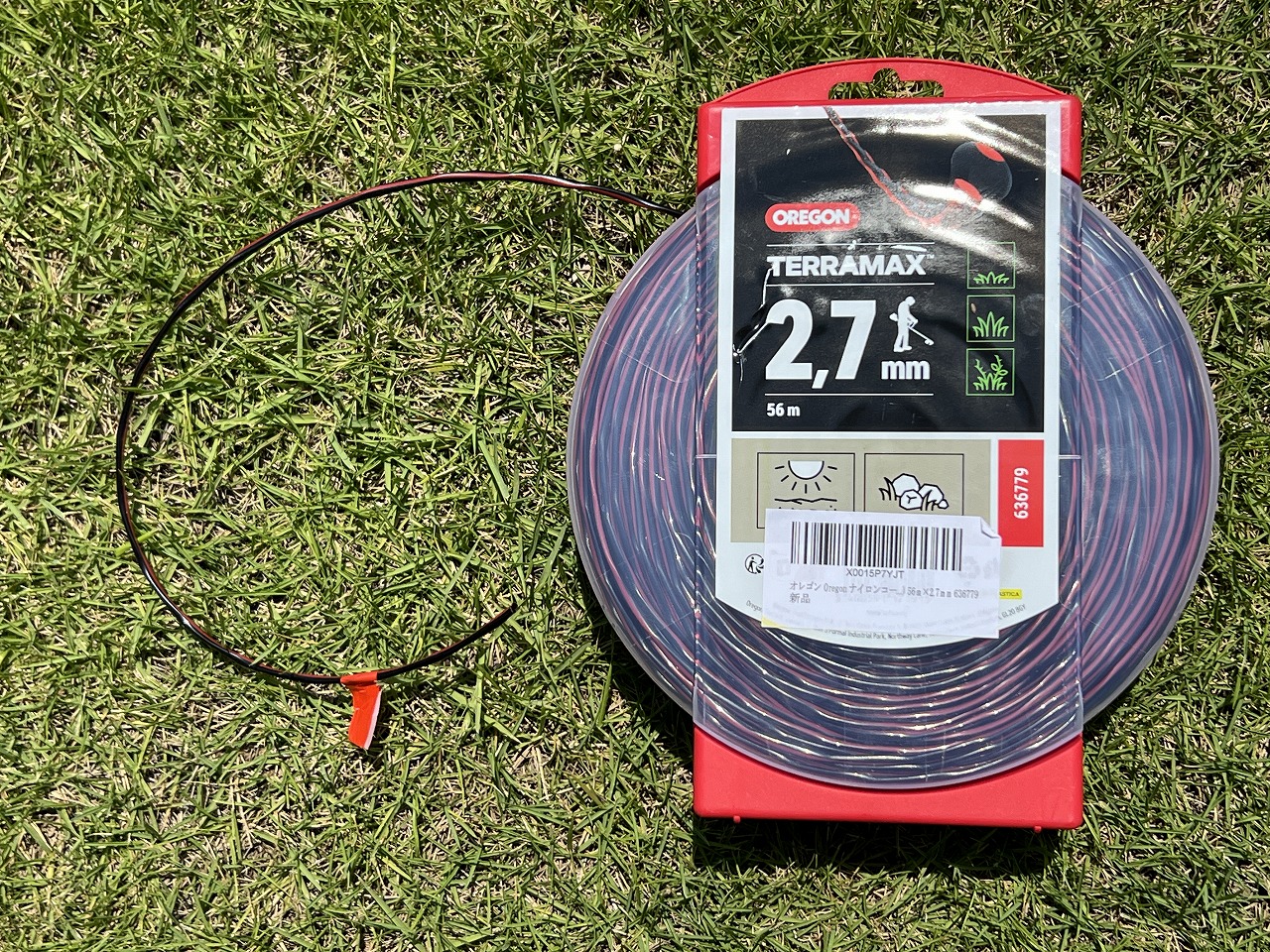 それは・・・しっとり「愛の鞭？」の様な刈り心地。草刈り OREGON TERRA MAXは耐久性が高い | decoboco
